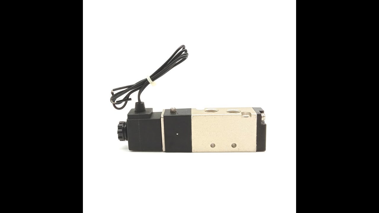 4V110-06 Airtac Type 5/2 Pneumatic Electric Solenoid Air Valve 5 Way 2 ...