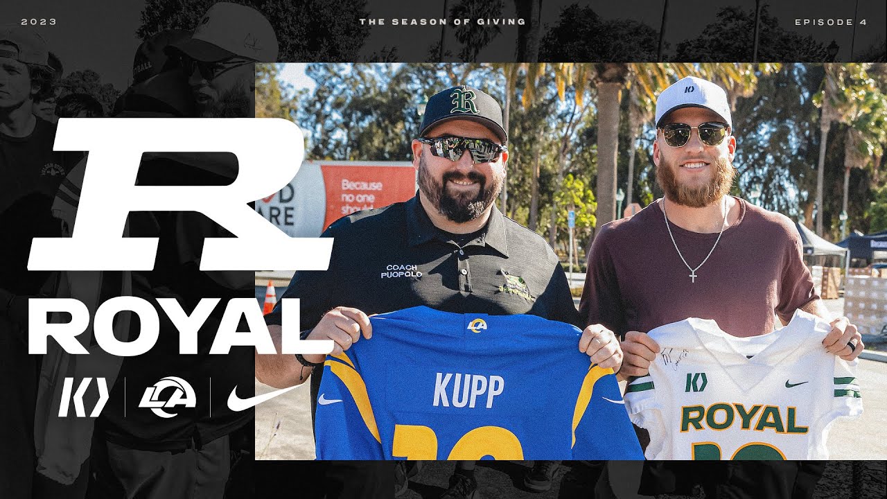 Royal Ep. 4: Cooper Kupp Surprises The Royal High School Football Team ...
