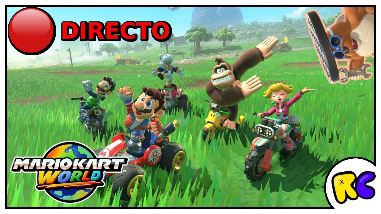 🔴 COMPITIENDO en CARRERAS ONLINE en Mario Kart World 🏁 - RafelCat - YouTube