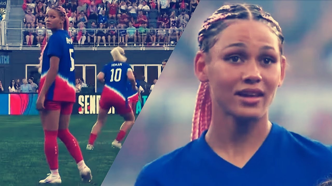 WOMAN OF THE MATCH Trinity Rodman vs Costa Rica July 16, 2024 - Send ...