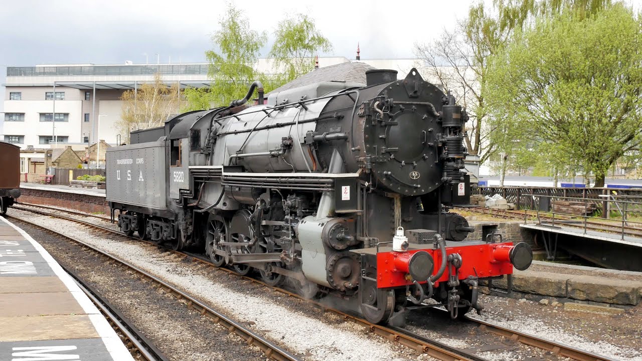 USATC S.160 5820 at Keighley, 1/5/21 - YouTube