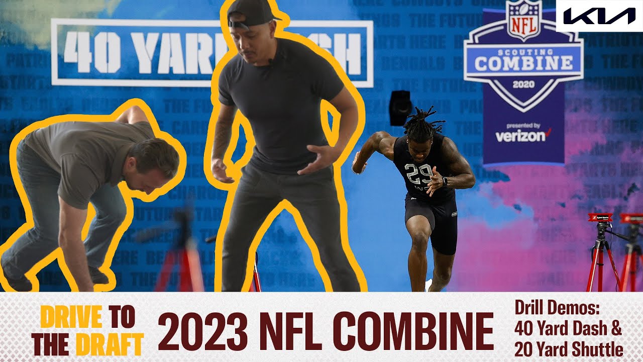 NFL Combine Drill Demonstrations with Logan Paulsen | Drive to the ...