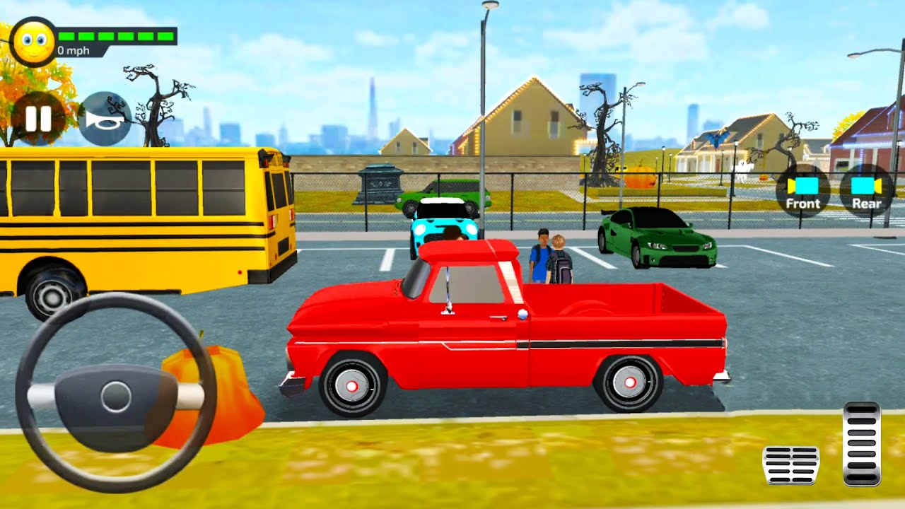 School Cars Driving Simulator #17 - Drive In Haloween City - Android ...