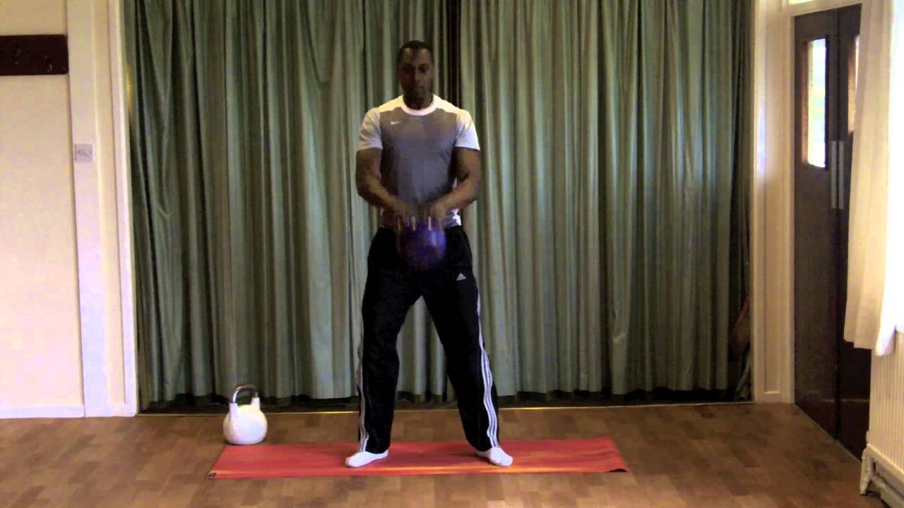 Kettlebell Exercise: How to do the kettlebell 2 Hand 'Short lever ...