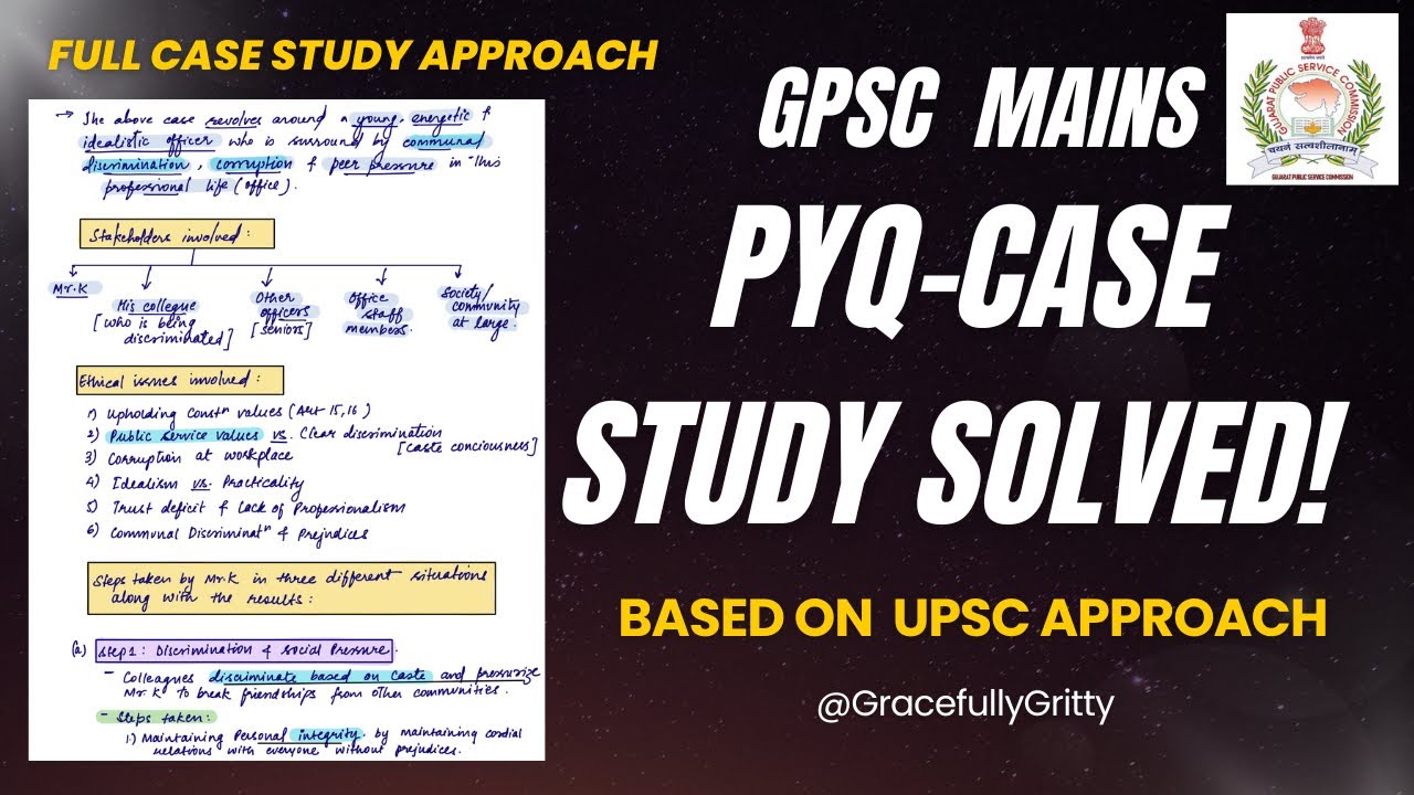 GPSC MAINS PYQ-CASE STUDY SOLVED🔥MUST WATCH📈 - YouTube