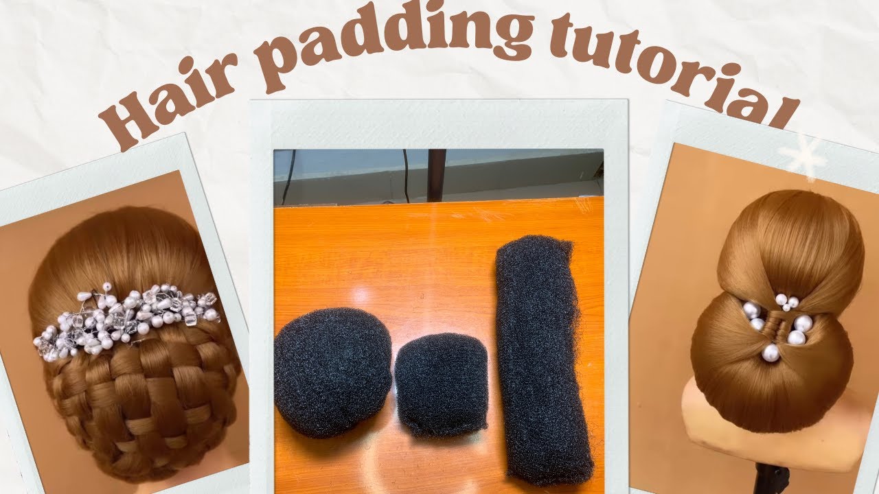 4 Easy Ways of Making Hair Padding || DIY Hair Padding Tutorial for ...