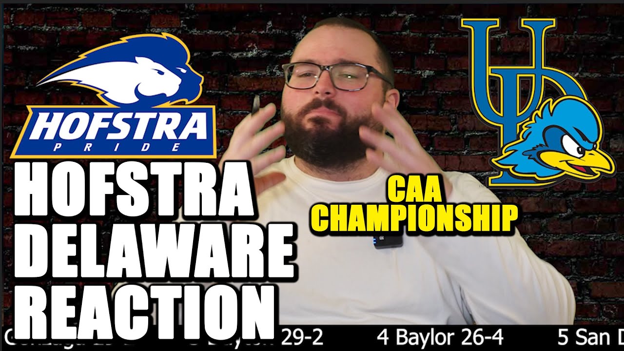 Hofstra vs Delaware Reaction ELI Pemberton Nate Darling Basketball Blue ...