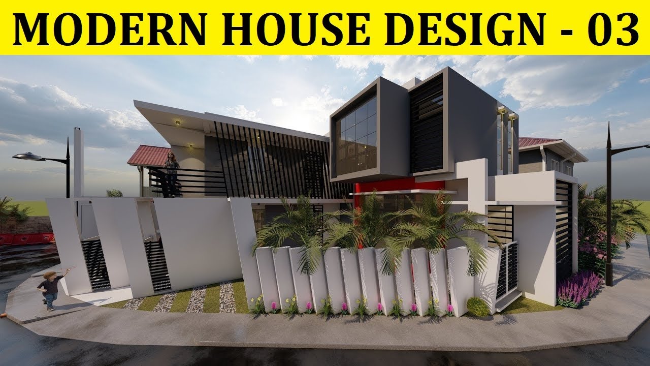 MODERN HOUSE DESIGN - 4D ANIMATION (003) - YouTube