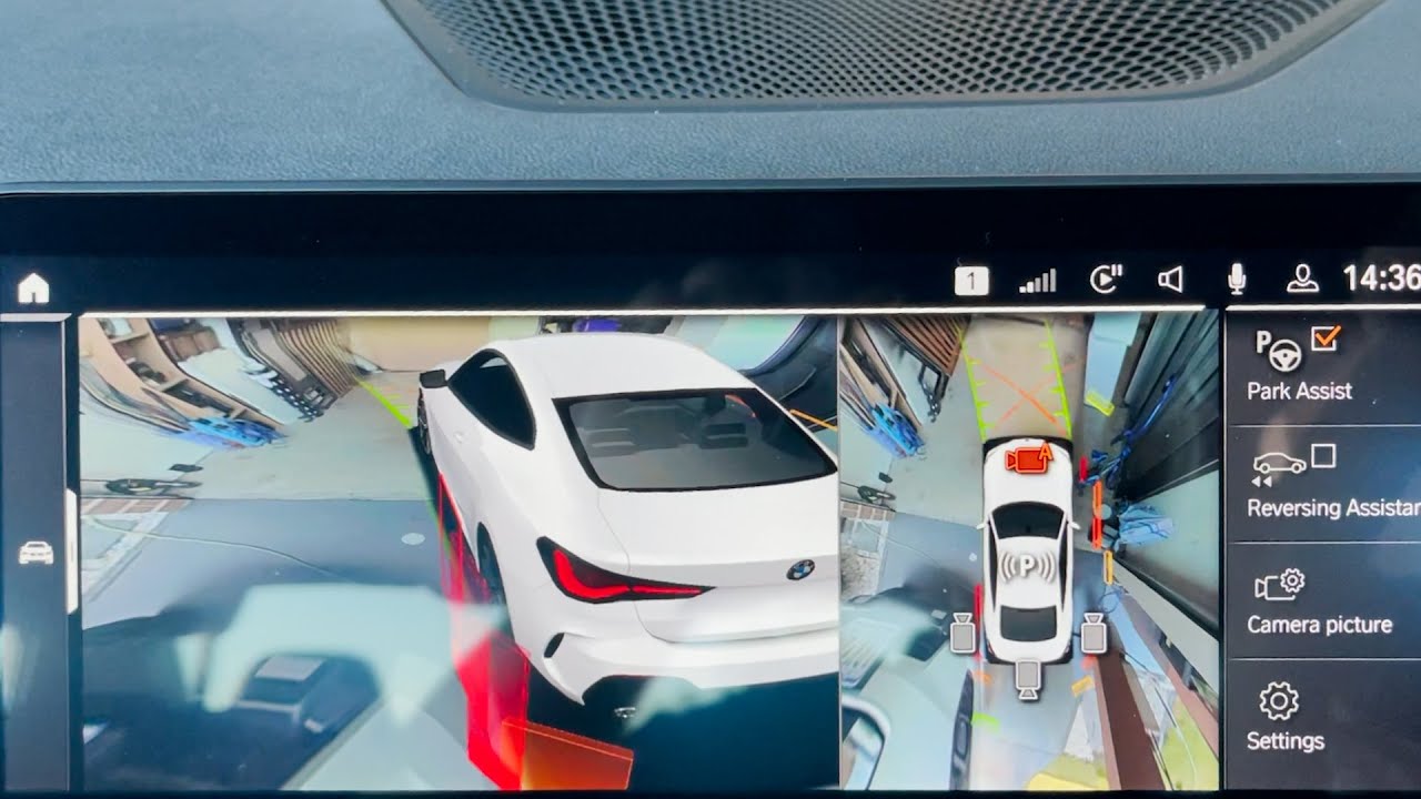 2021 BMW 4 Series Surround View Demo - YouTube