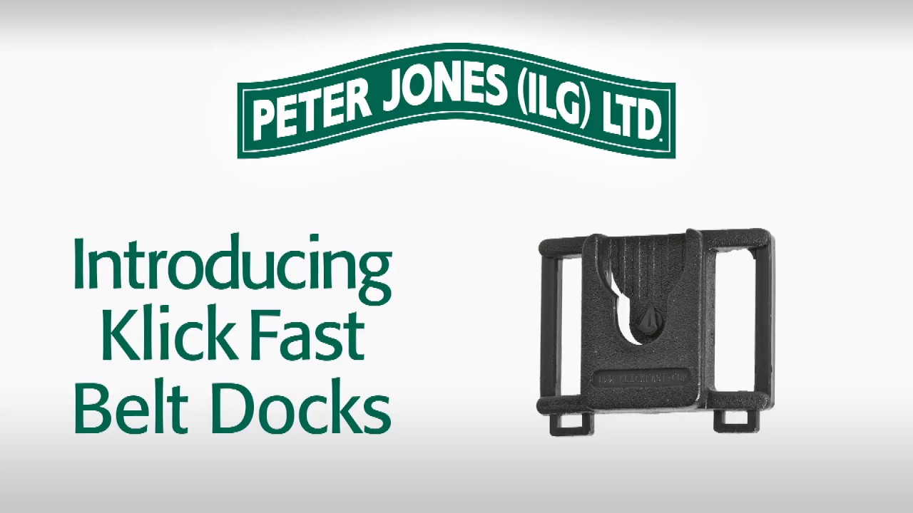 Peter Jones (ILG) Ltd. - Klick Fast Belt Docks - YouTube