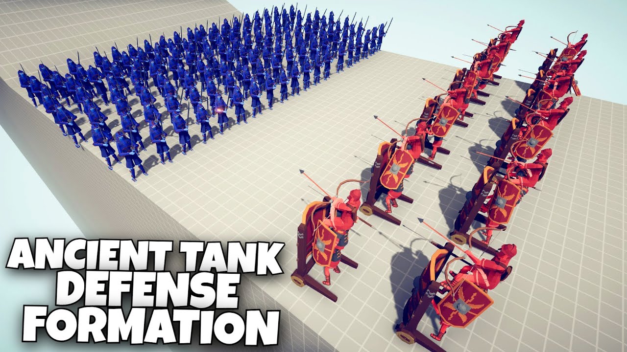 ANCIENT TANK DEFENSE FORMATION vs EVERY UNIT - Totally Accurate Battle ...