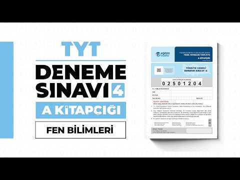 Eğitim Vadisi Yayınları Deneme Sınavı TYT 4 A Kitapçığı Fen Bilimleri Soru Çözümleri