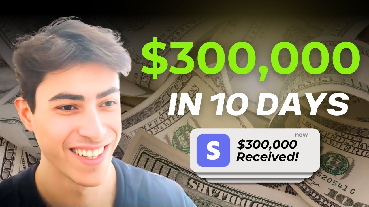 How Sean Made $300k In 10 Days With Zero Ad Spend - YouTube