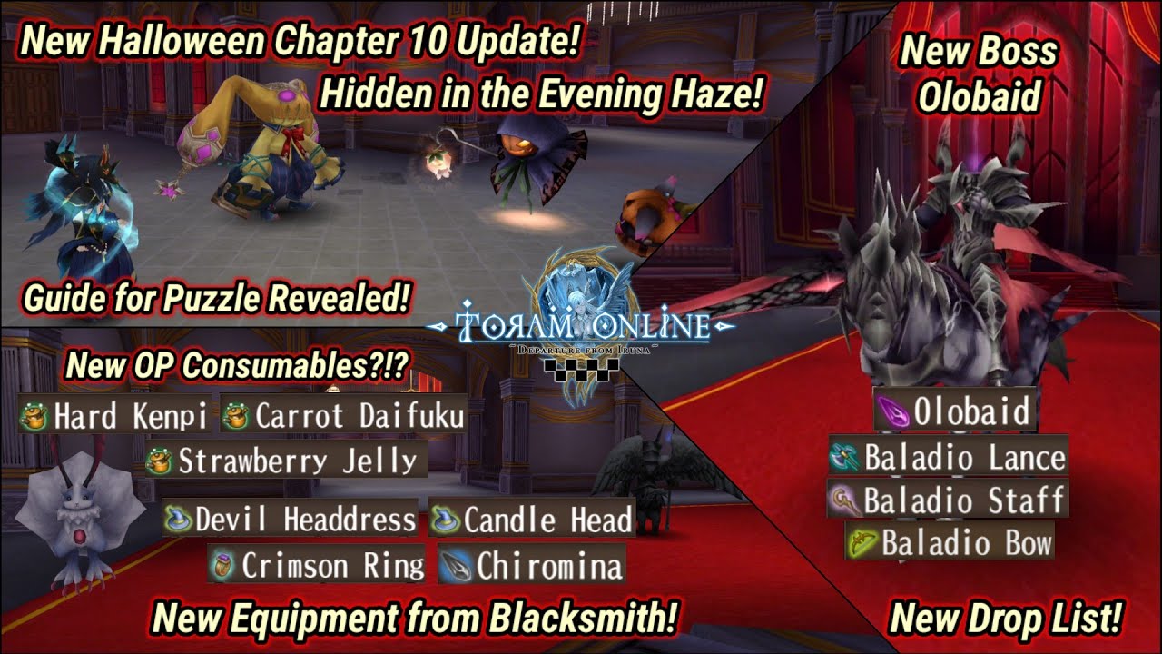 Toram Online - New Halloween Event Chapter 10 Update! Some Walkthrough ...