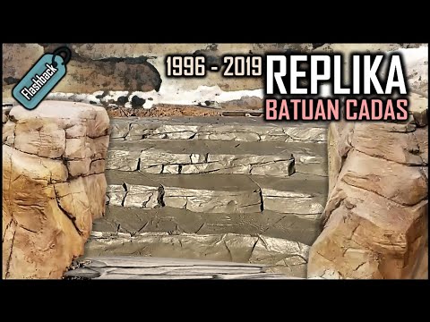 Tembok Pembatas Replika Batu Cadas terbuat dari Semen, Hebel & Pasir ...