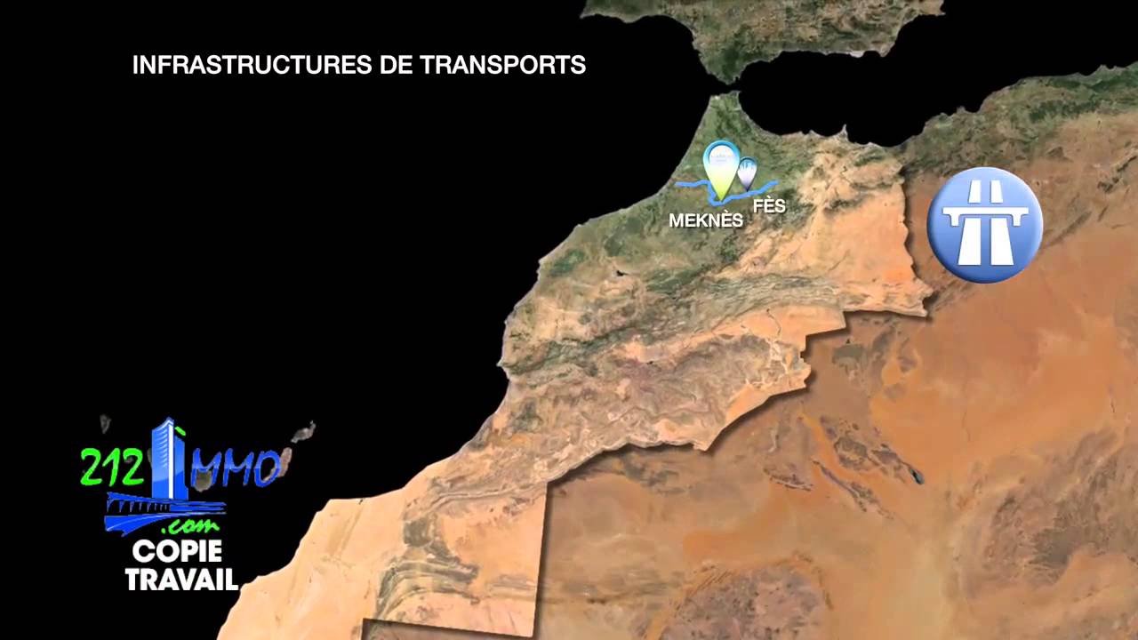 212 immo DEMO Meknes agropolis 720 - YouTube