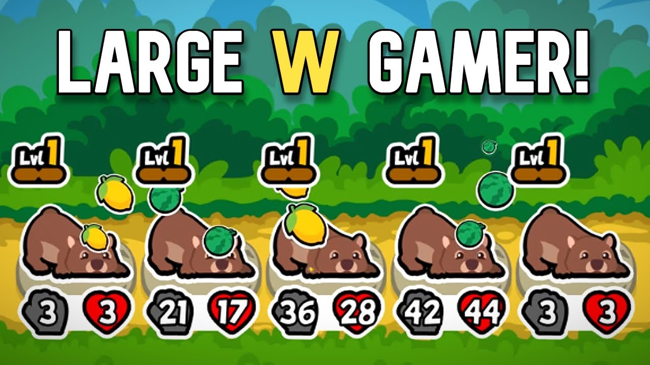 WOMBAT, The ULTIMATE COMBAT In Super Auto Pets! - YouTube