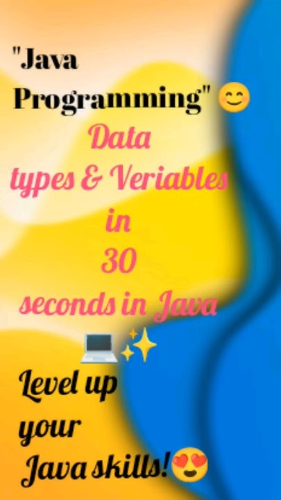 Java Data Types and Variables Explained ☕ #java #javatutorial #best #ytshorts - YouTube