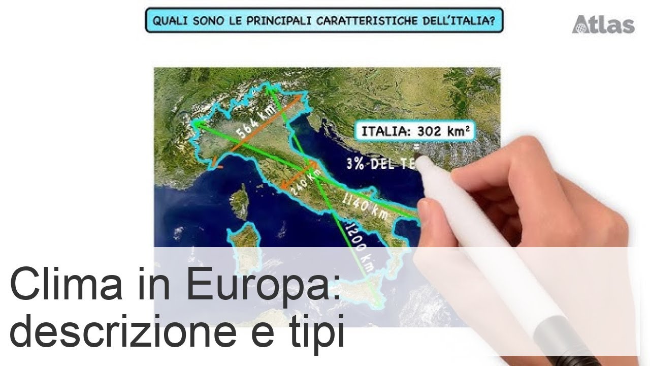 Clima dell'Europa: caratteristiche, zone climatiche, mappa e tabella ...