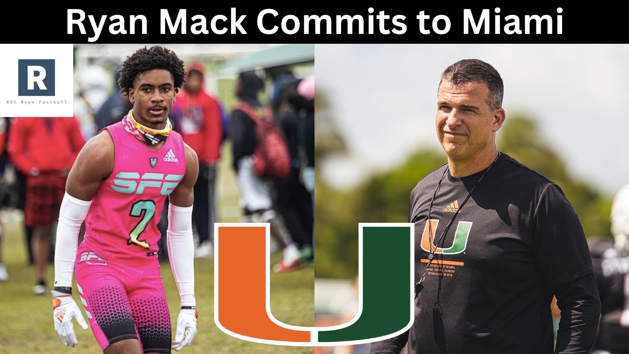Ryan Mack Commits to Miami | Who is Next? | Miami Hurricanes Football ...
