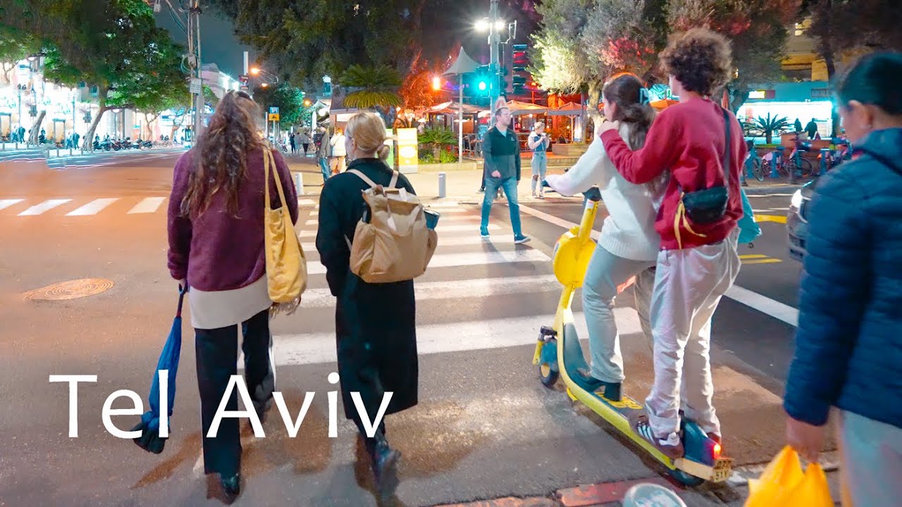 TEL AVIV AT NIGHT. Total Immersion into the Atmosphere of The CITY'S ...
