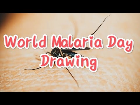 World Malaria Day Drawing / World Malaria Day Drawing Easy / World ...