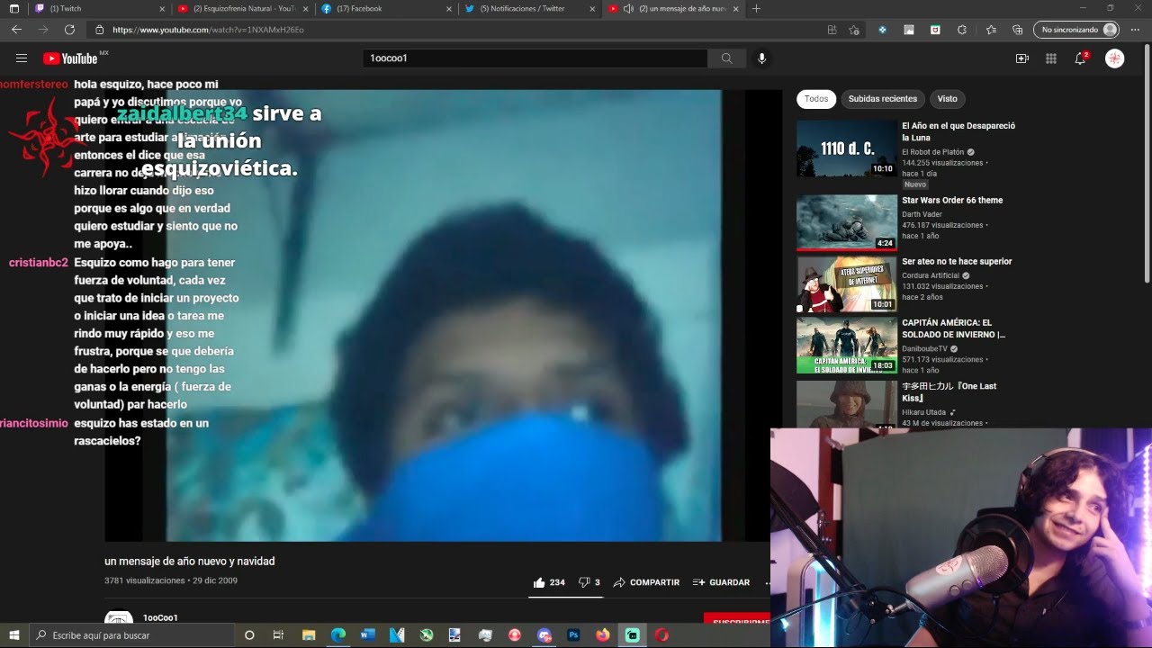 Esquizo reacciona al Esquizo de 16 años XD - YouTube