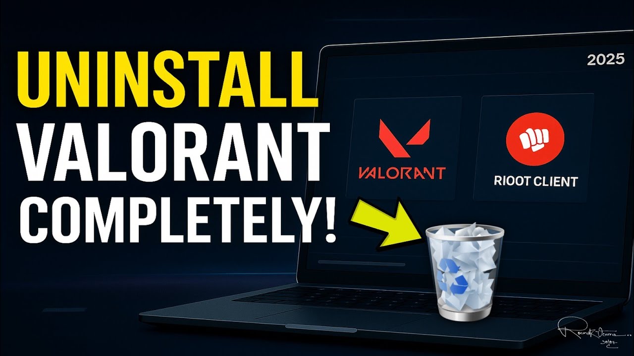 How to Uninstall Valorant & Riot Client Completely from PC/Laptop (Step ...