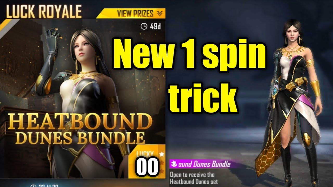New gold royal Heatbound dunes female bundle one spin trick//##free ...