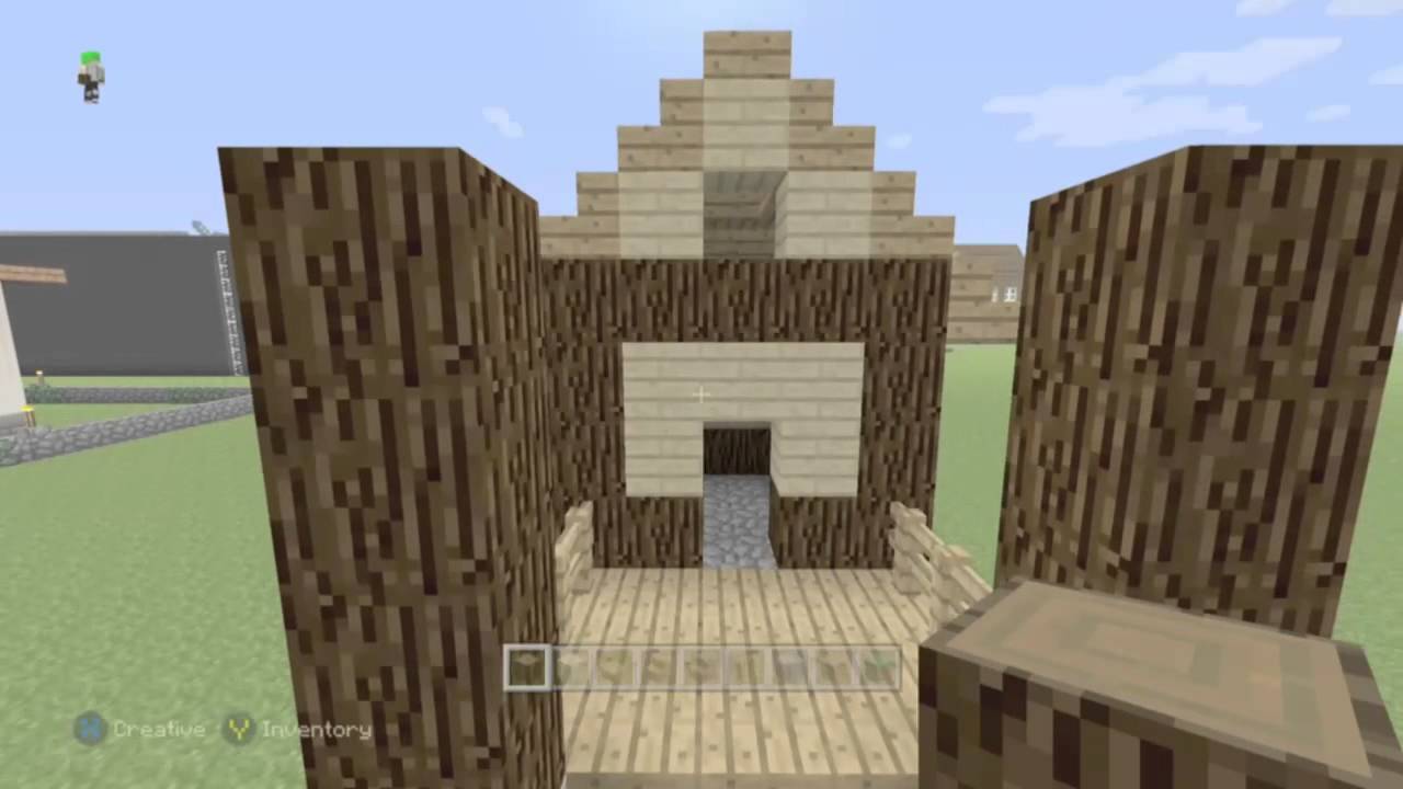 MineCraft Small Survial House TUT Xbox One - YouTube