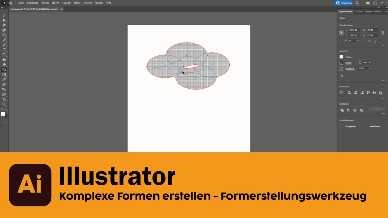 Adobe Illustrator: Komplexe Objekte erstellen - Formerstellungswerkzeug | Internetagentur ...