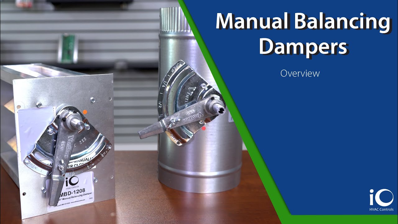 Need Manual Balancing Dampers? - YouTube