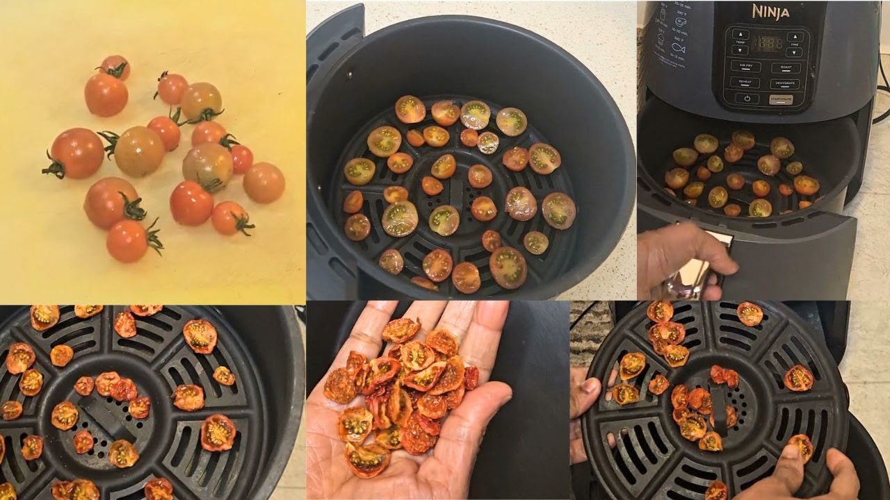 Dehydrating Cherry Tomatoes Recipe | Ninja Dehydrator - YouTube