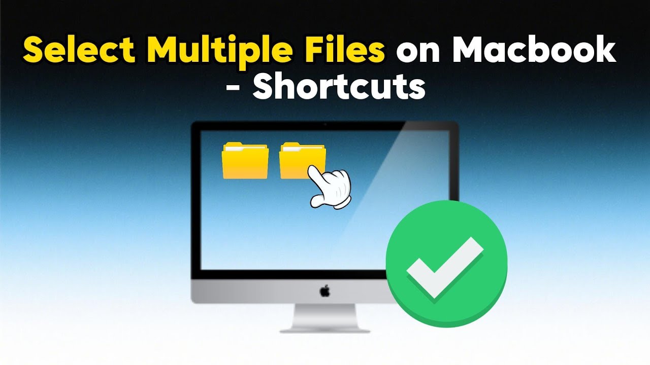 Select Multiple Files on Macbook - Shortcuts - YouTube