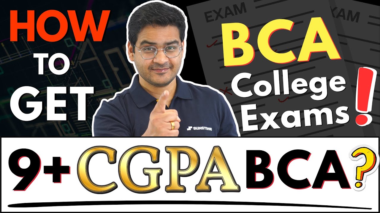 💥Score 9+ CGPA in BCA Course🤩 BCA Exams Best Tips! Skills vs Marks! # ...