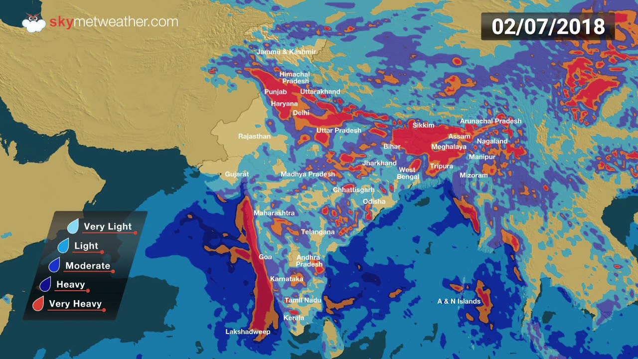 7 Day Rainfall Forecast - YouTube