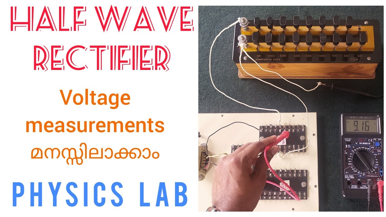 HALF WAVE RECTIFIER - YouTube