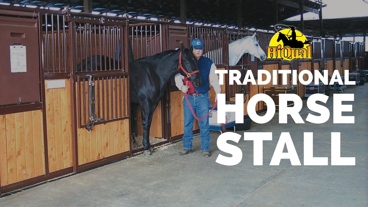 HiQual Equipment Traditional Horse Stall - YouTube