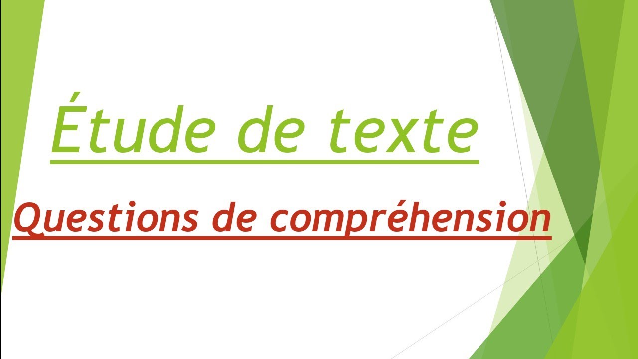 Étude de texte CE2/CE1 - YouTube