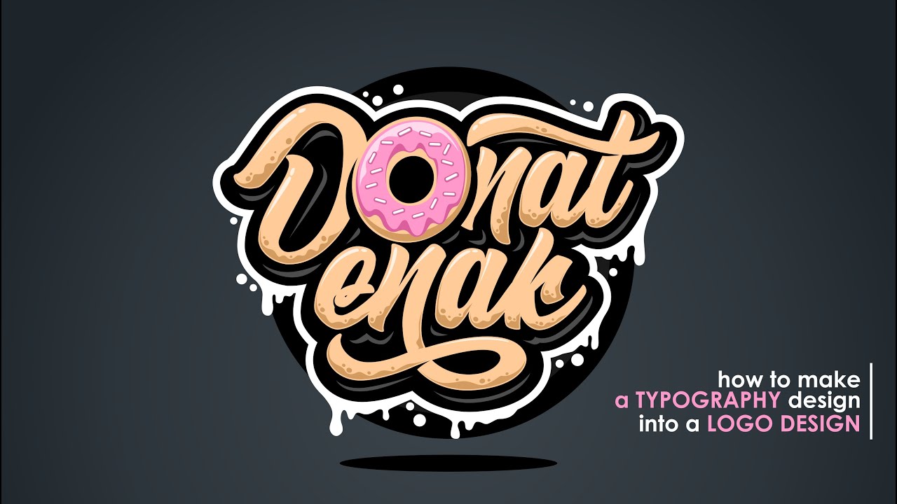 How to make a TYPOGRAPHY into a LOGO DESIGN use CorelDRAW X5 - YouTube