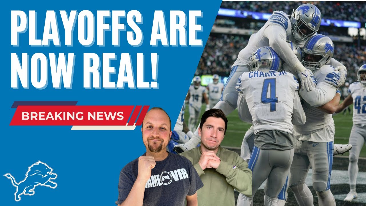 Playoff Hopes Are At All Time High After Detroit Lions Win! - YouTube