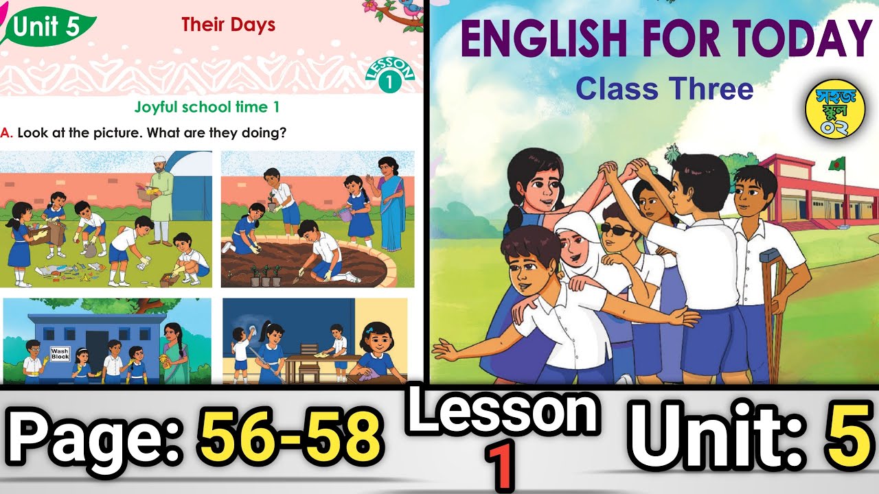 Class 3 English Page 56-58 Unit 5 Lesson 1 New Book 2024 SohojSchool02 ...