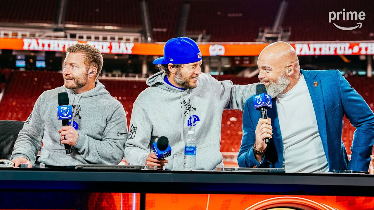 Matthew Stafford, Sean McVay Join the TNF Desk | Thursday Night ...