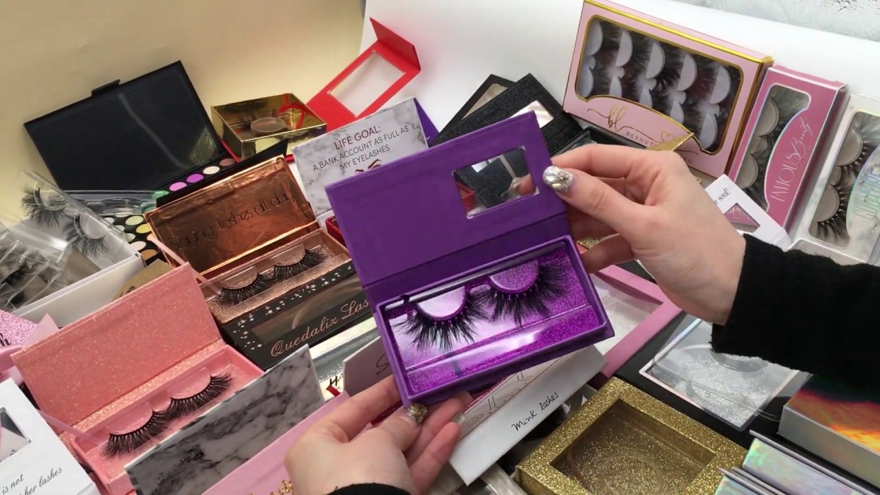 Diy Eyelash Packaging Box Manufacturer Wholesale Custom Mink Eyelash ...