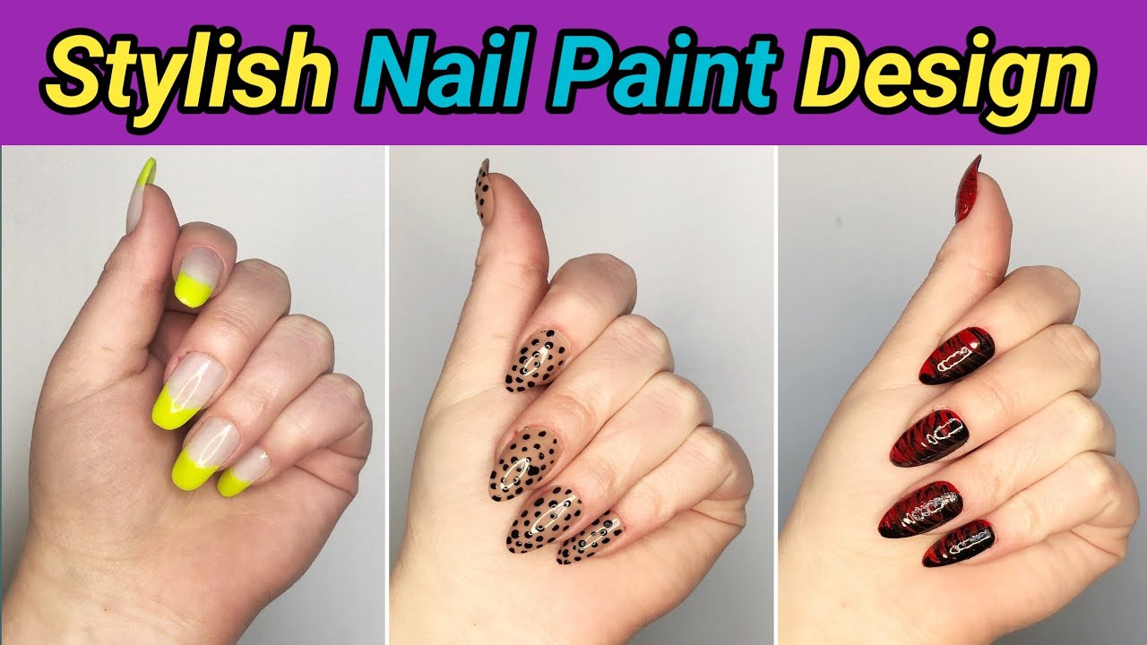 Beautiful nail paint designs|modern style nail paint design 2025 ...