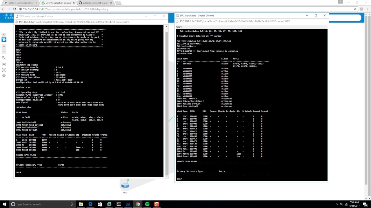 VTP pruning - YouTube
