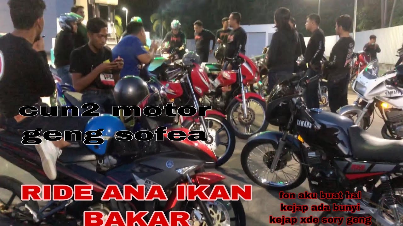 Yamaha RXZ-ride with sofea racing to ana ikan bakar petai - YouTube