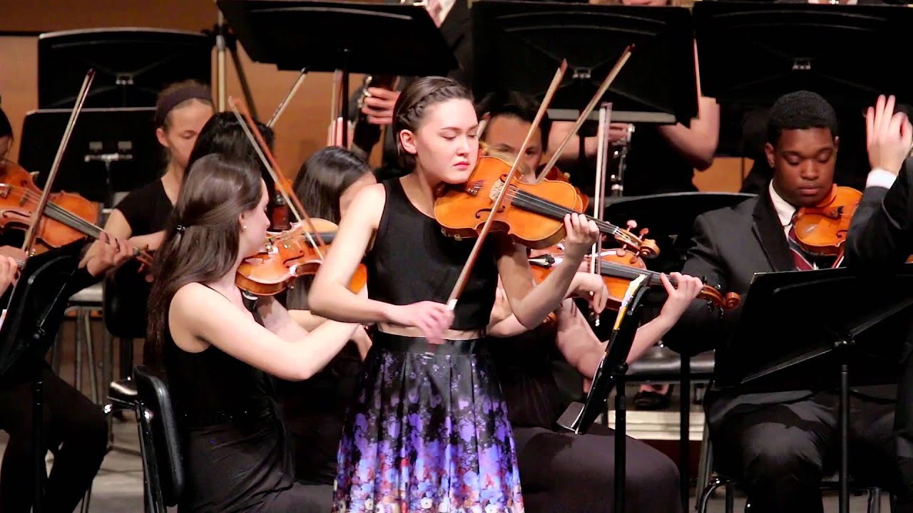 Tchaikovsky Violin Concerto in D major, Emily Kerr Violinist - YouTube