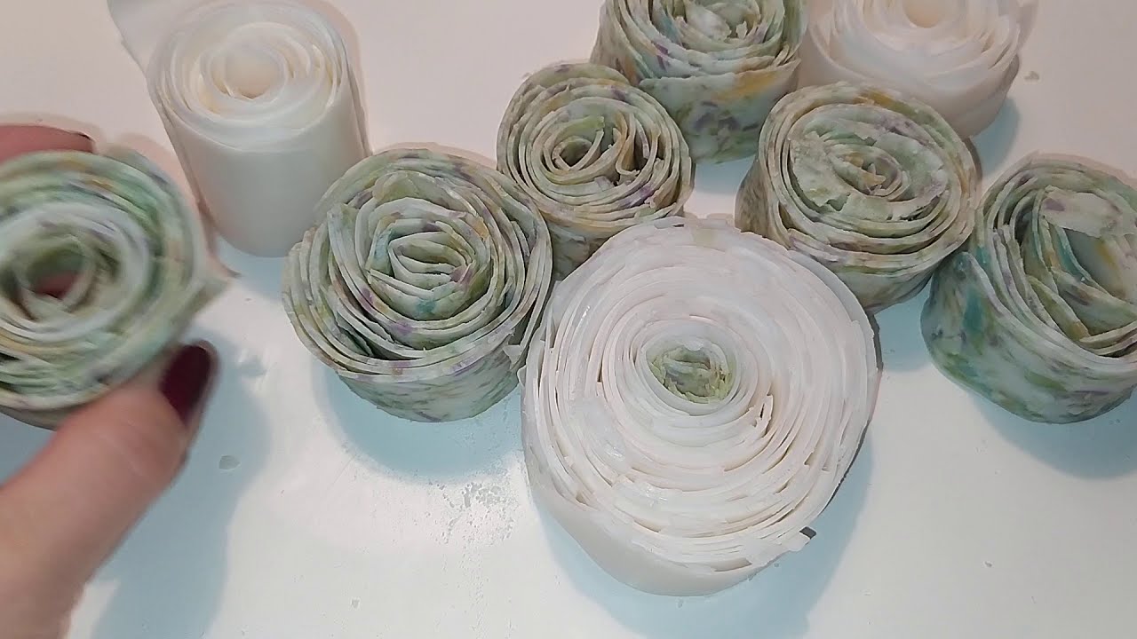 Asmr Soap/Dönüştürülmüş çiçek sabunlar 🌈💮🌼🌻🏵️🌺 - YouTube