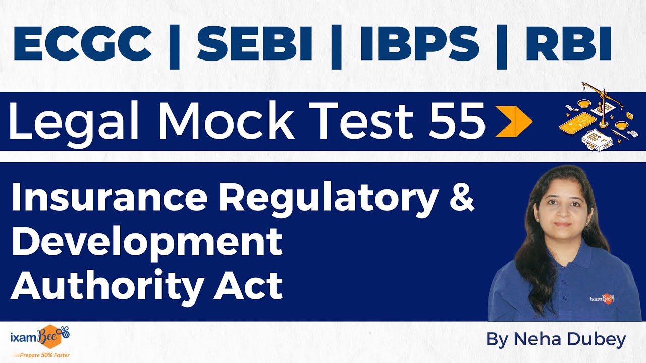 Important Questions from Insurance Regulatory and Development Authority ...